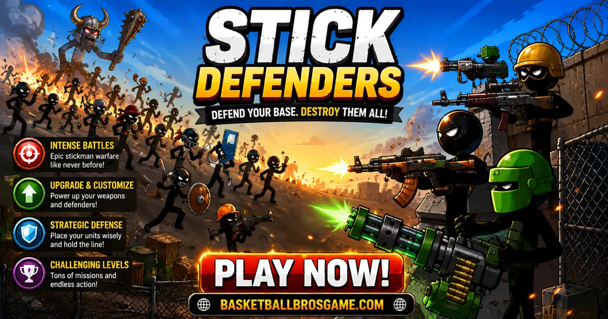 Stick Defenders | Free Tower Defense Action, Instant Play